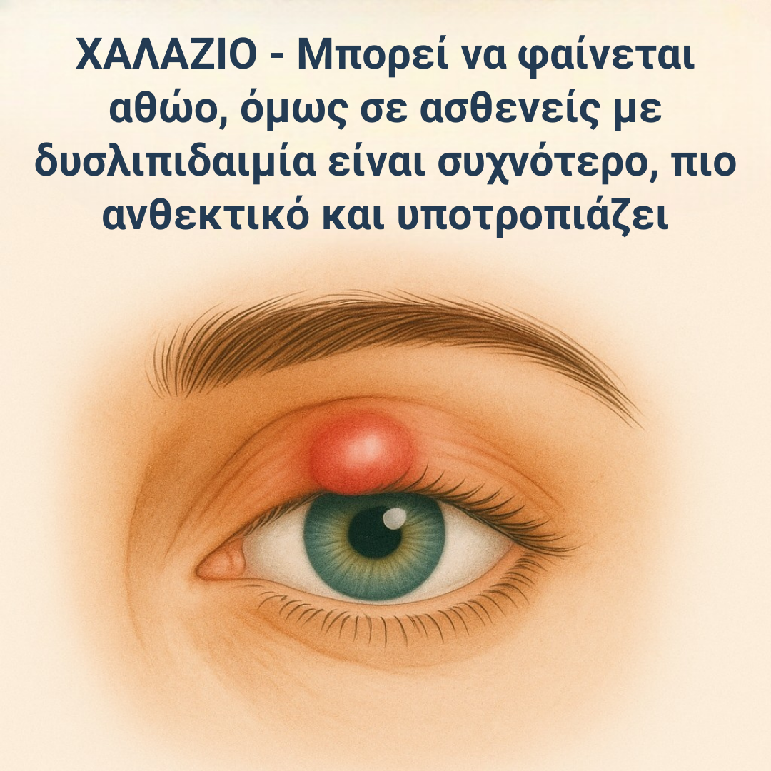 Χαλάζιο & Δυσλιπιδαιμία: Αίτια, Συμπτώματα & Θεραπεία | Οδηγός 2025 ...